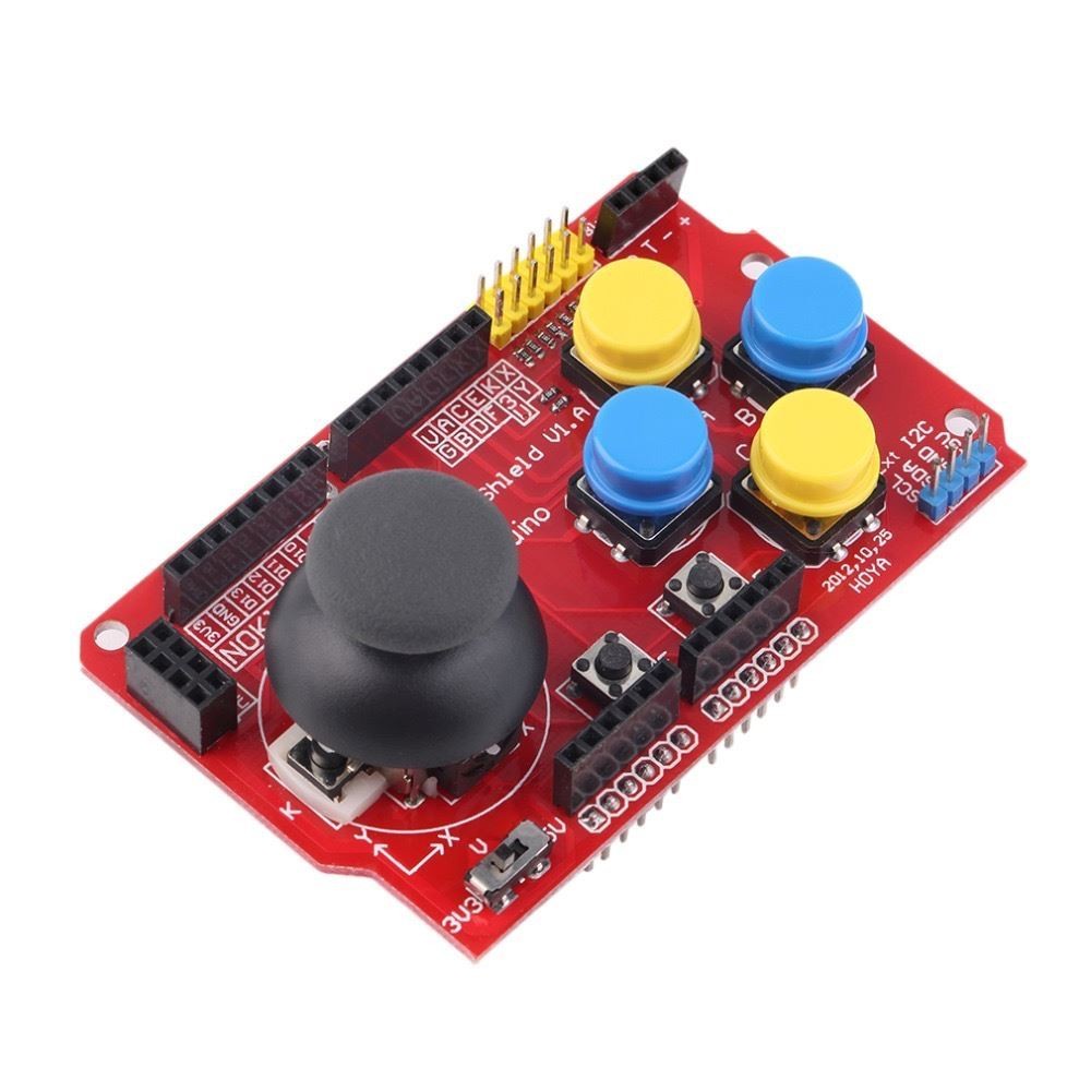 SHIELD ARDUINO JOYSTICK KIT - Conectrol, S.A. Electrónica & Informática ...