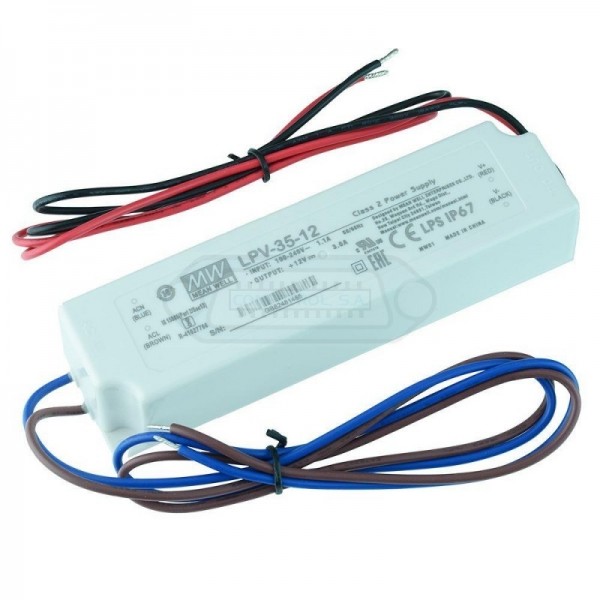 DRIVER LED IP67 12VDC 3A 36W VOLTAJE CONSTANTE - Conectrol, S.A ...